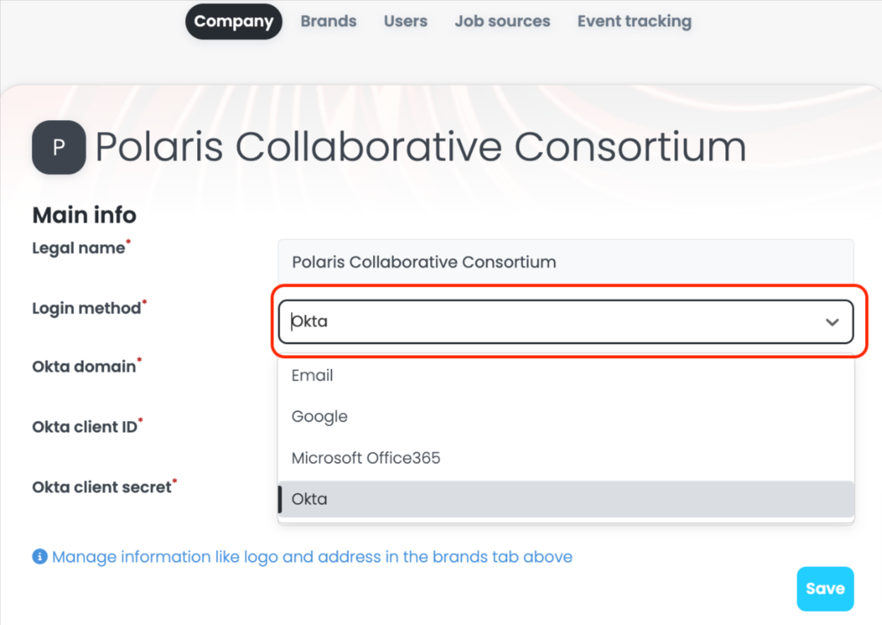 SSO Login via Okta – CareerArc